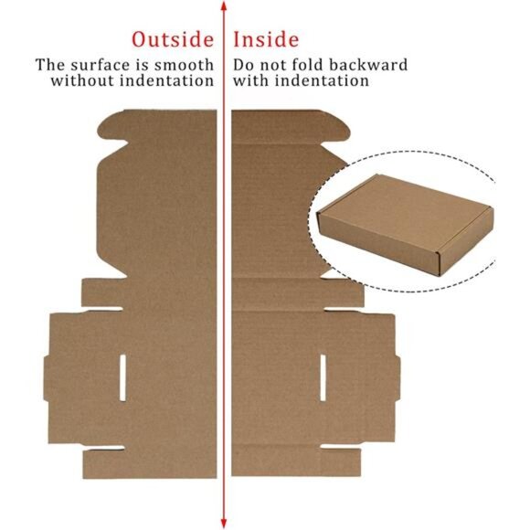 Other | 5 Pack 6x4x1 Inches Small Shipping Boxes Brown Corrugated ...